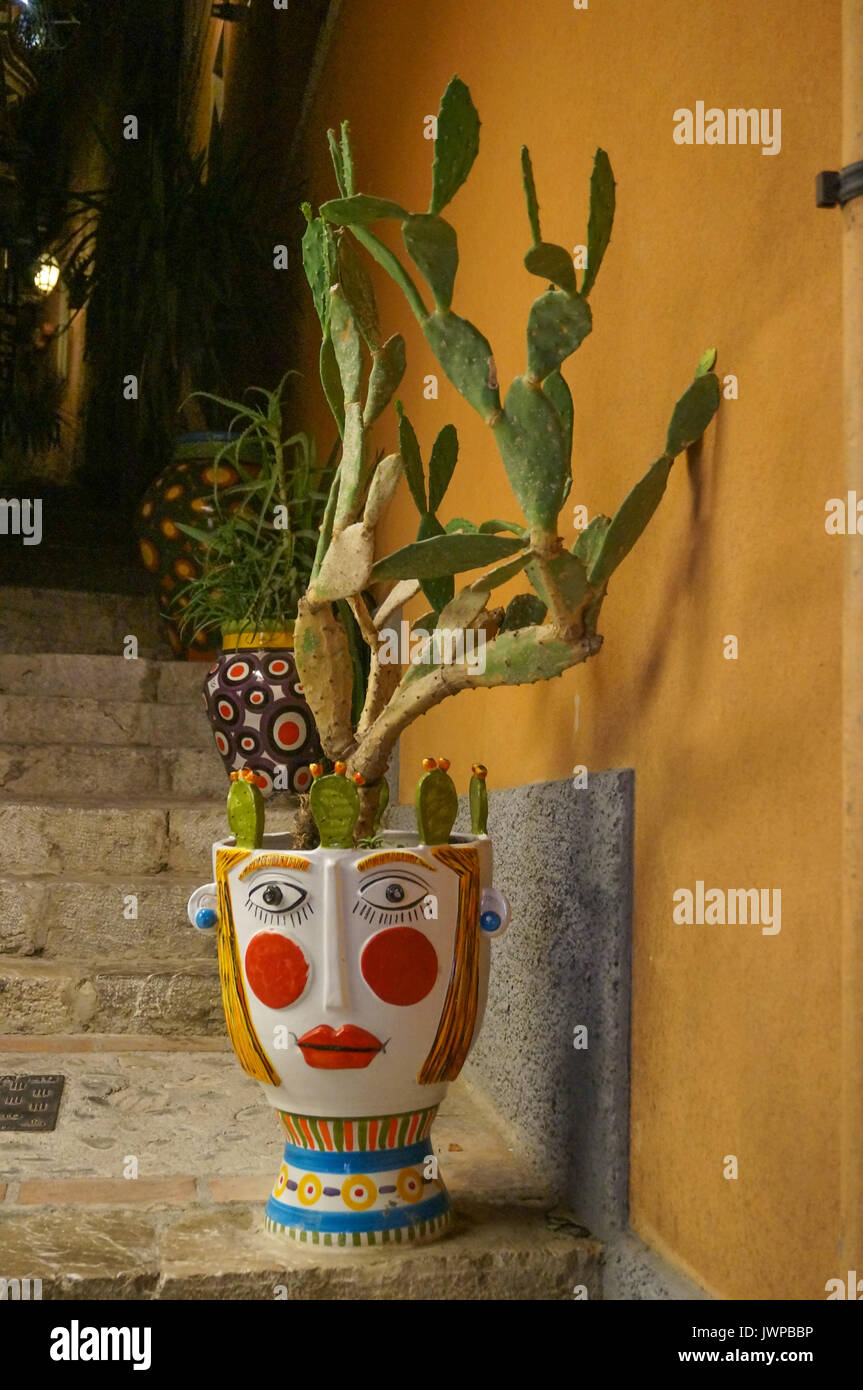 Cactus in flower pot hi-res stock photography and images - Alamy