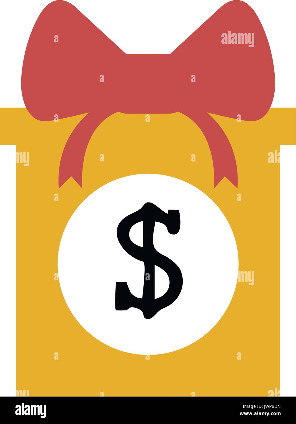 gift box with money icon image Stock Vector Image & Art - Alamy