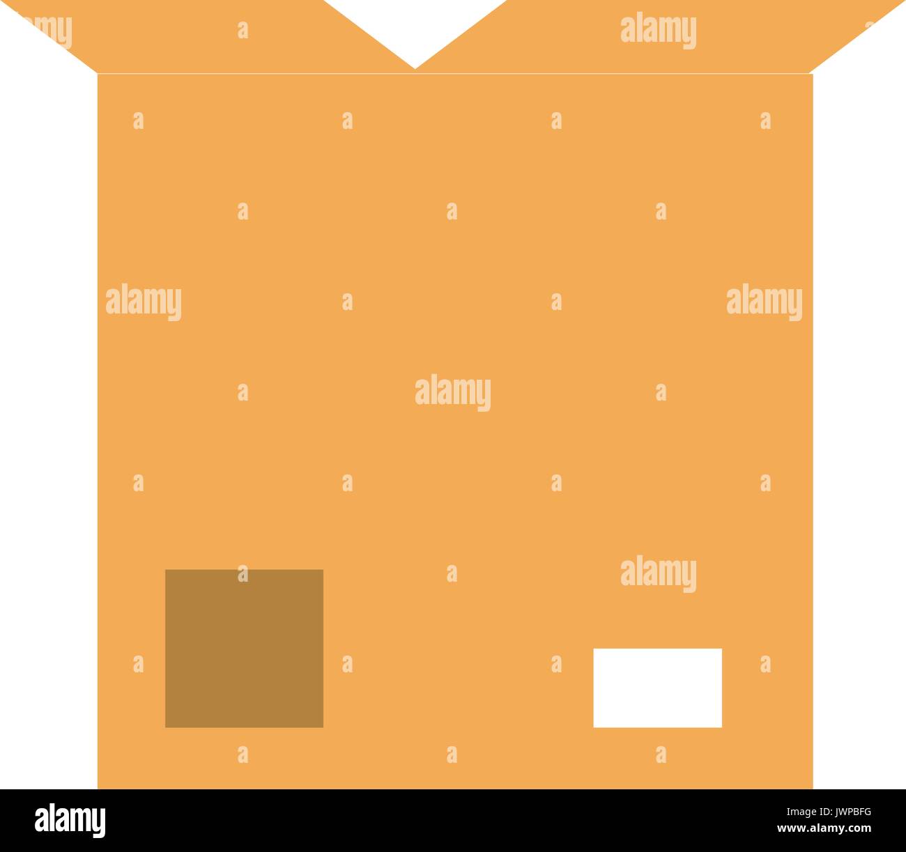 open cardboard box icon image Stock Vector Image & Art - Alamy