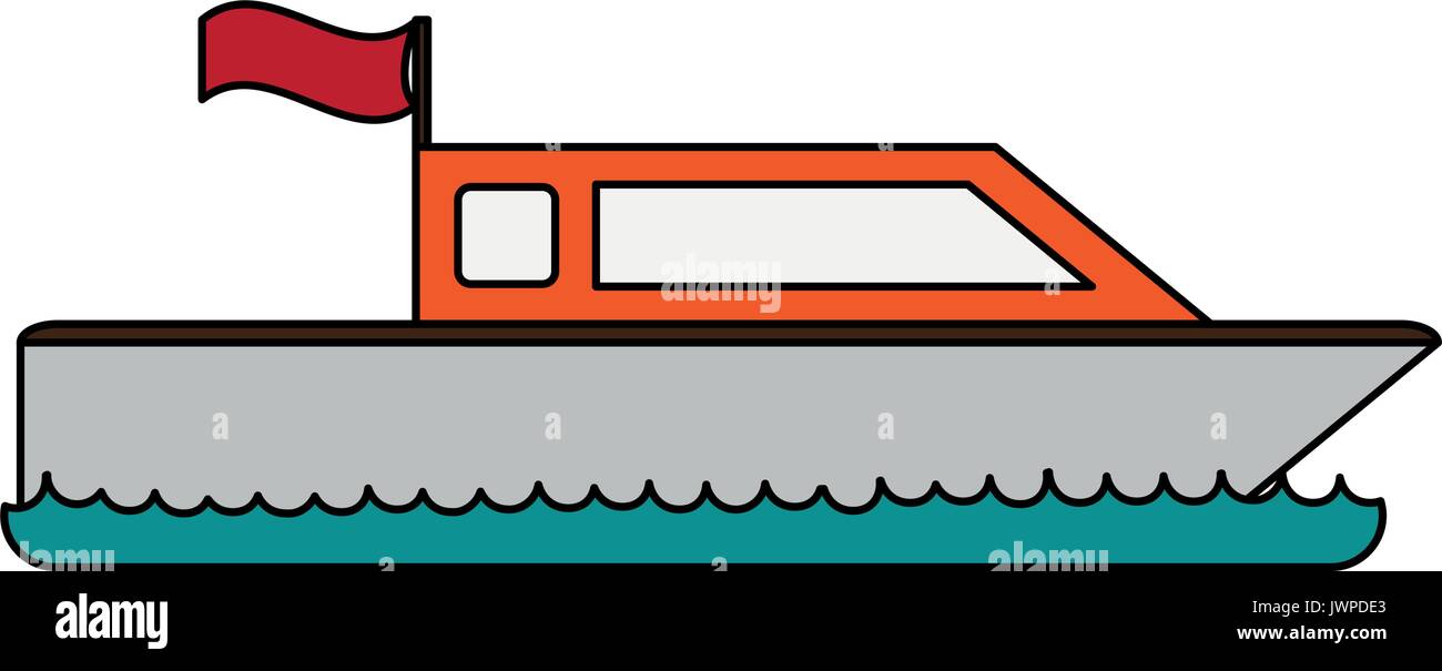 boat with flag icon image Stock Vector Image & Art - Alamy