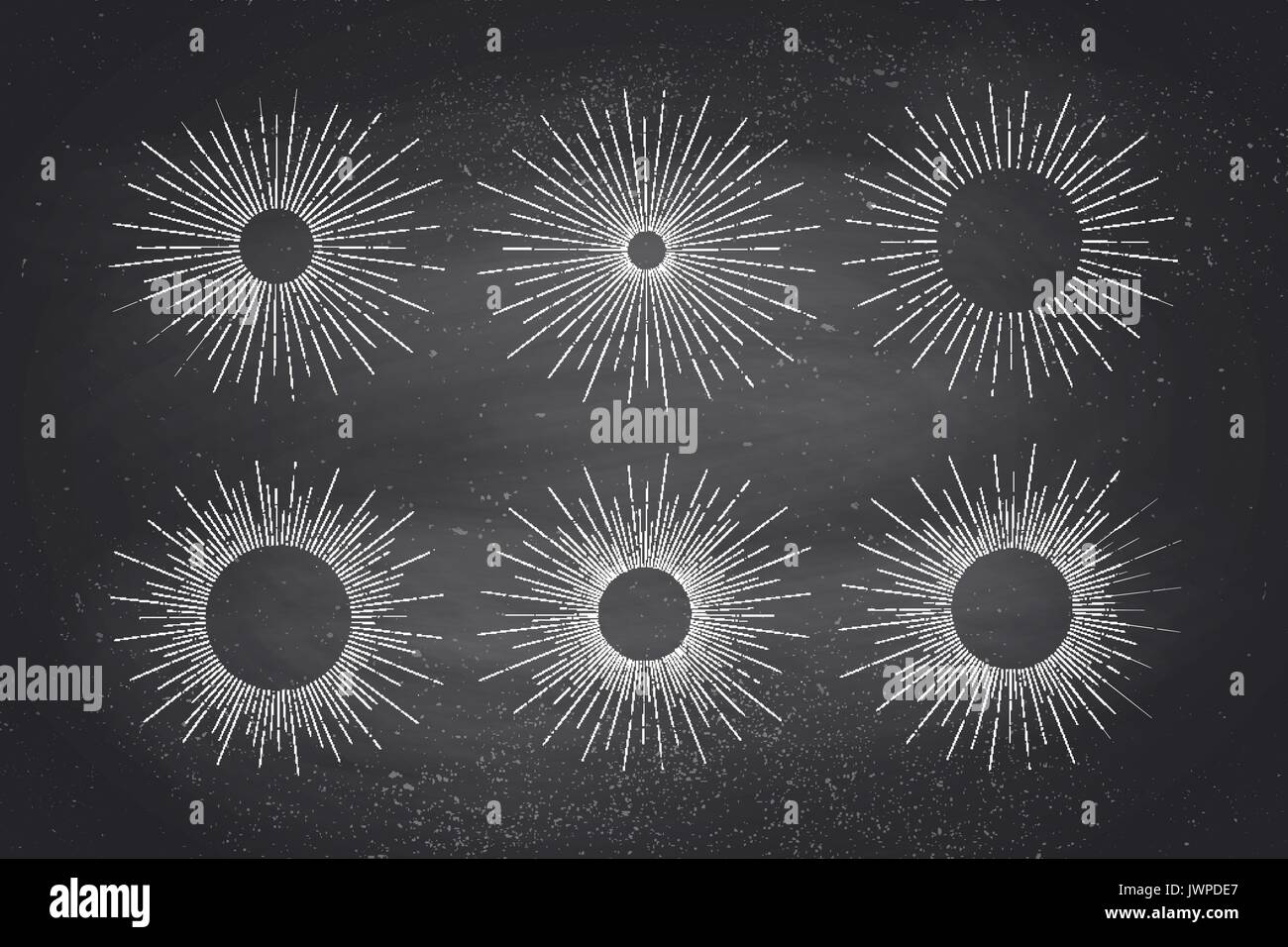 Set of light rays, sunburst Stock Vector Image & Art - Alamy