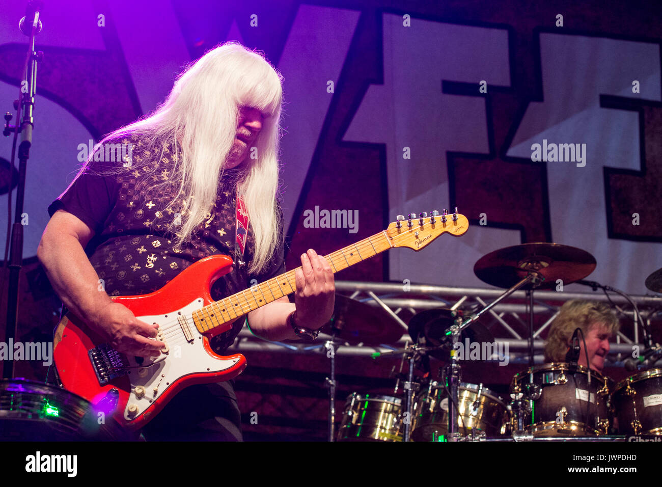 Pictured: Andy Scott. Concert of the British band The Sweet, Ruhrbühne ...