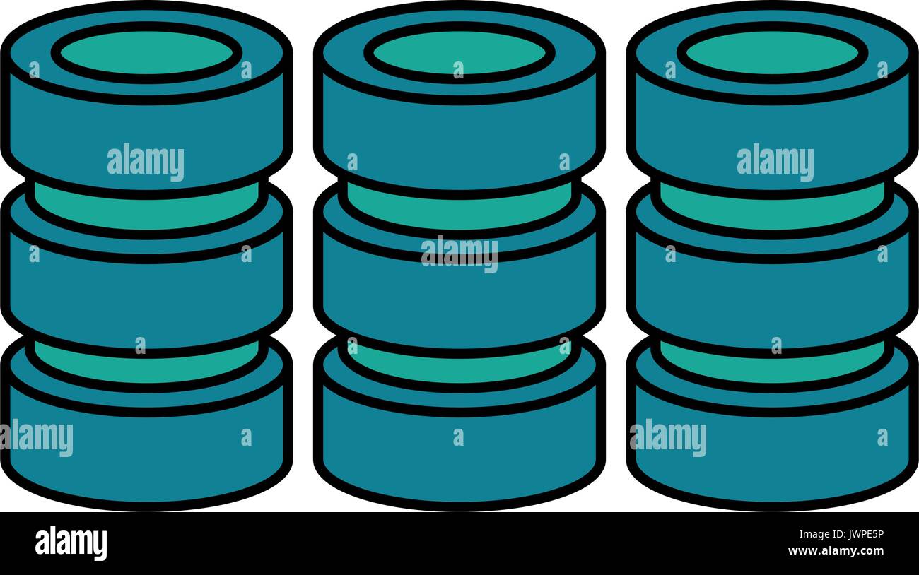 Computer databases Stock Vector Images - Alamy