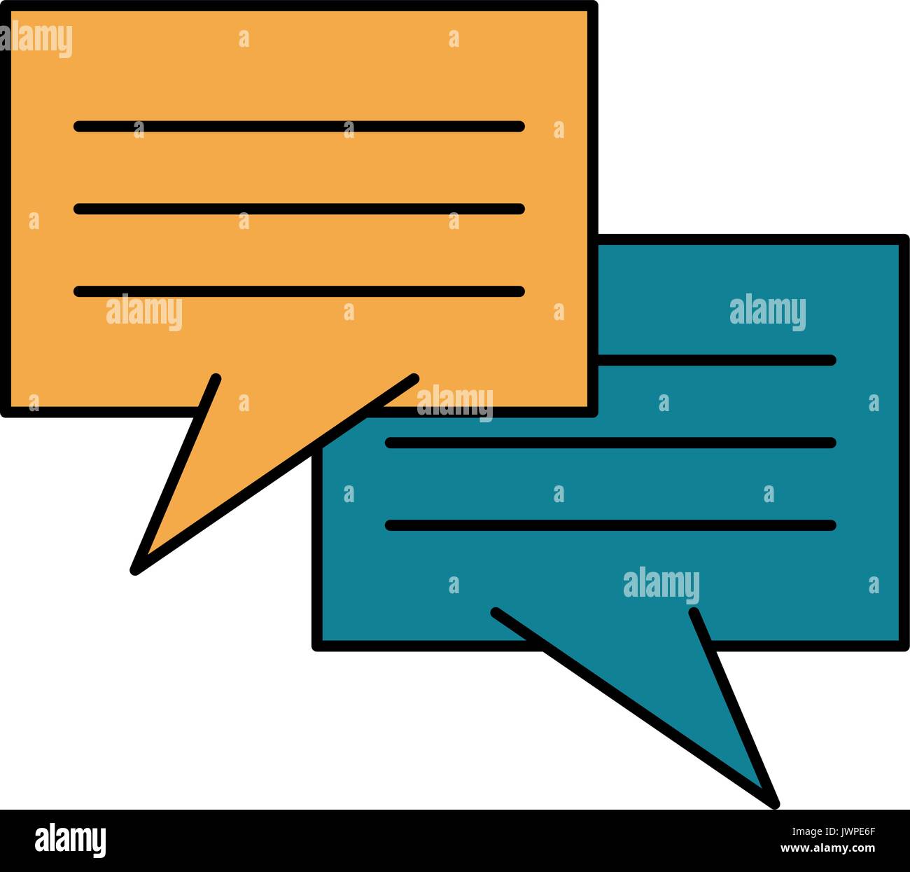 conversation bubbles icon image Stock Vector Image & Art - Alamy