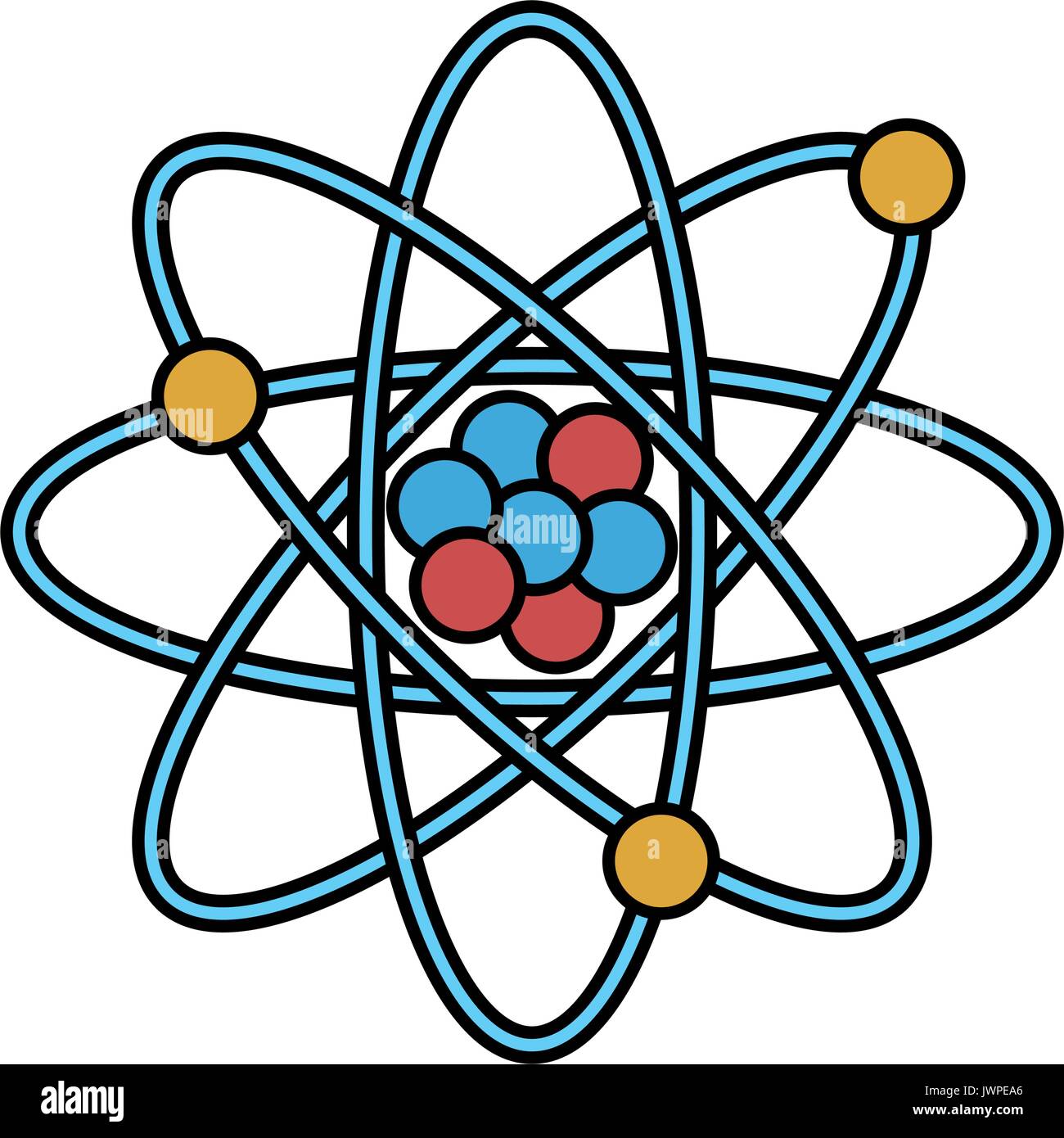 atom representation icon image Stock Vector Image & Art - Alamy
