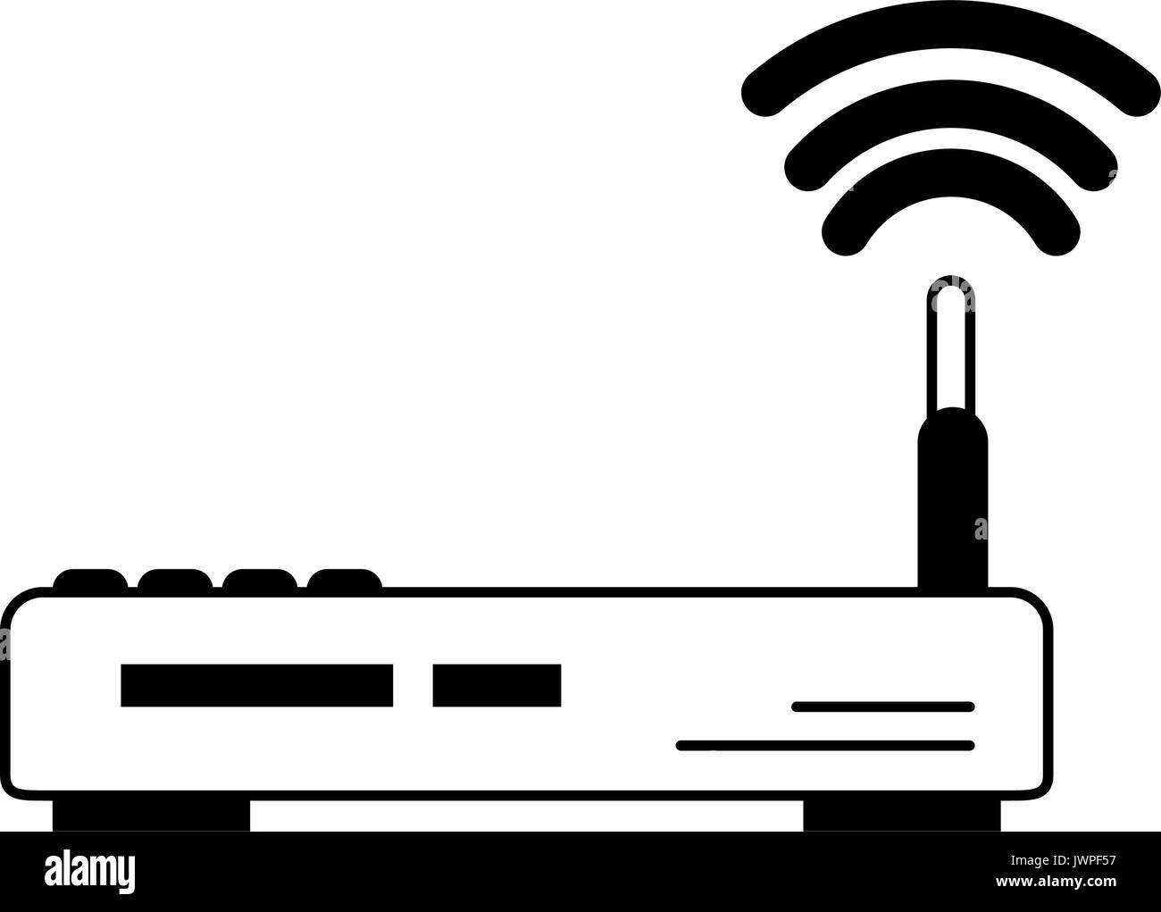 wifi router icon image Stock Vector Image & Art - Alamy