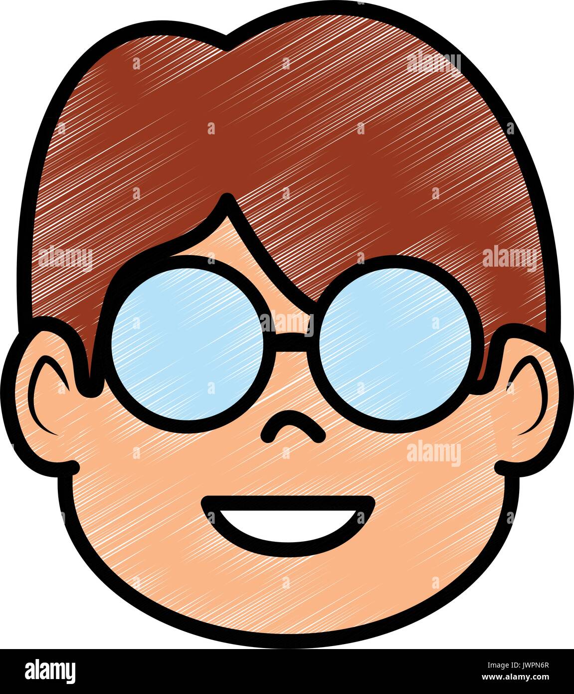 Man profile cartoon icon vector illustration graphic design Stock ...