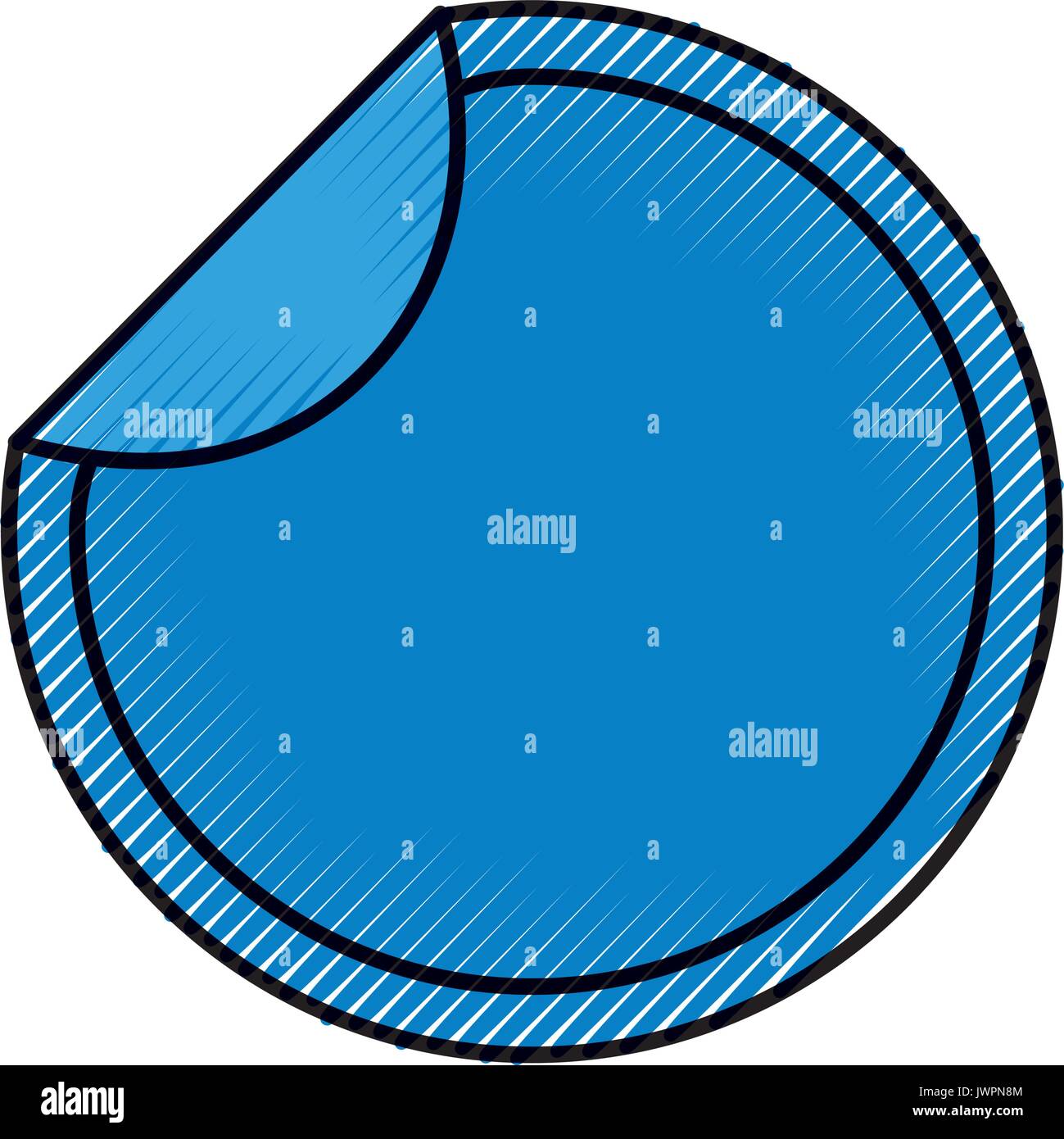 sticker stamp isolated icon Stock Vector Image & Art - Alamy