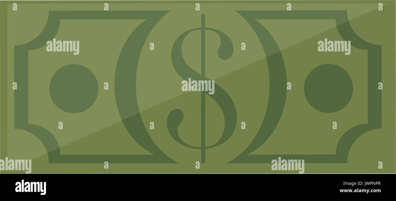 money bill icon over white background vector illustration Stock Vector ...