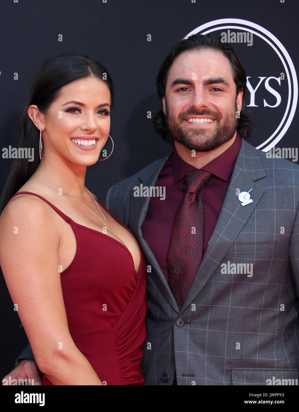 The 2017 ESPY Awards - Arrivals Featuring: Nate Ebner, Chelsey Walton ...