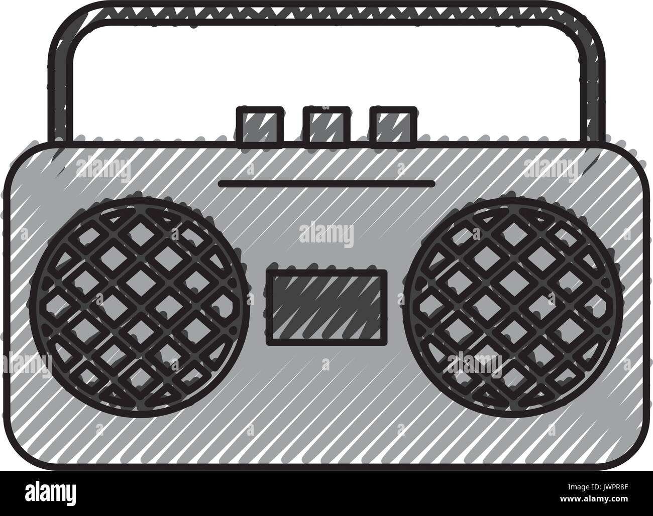 Old School Record Player Stock Vector Images - Alamy