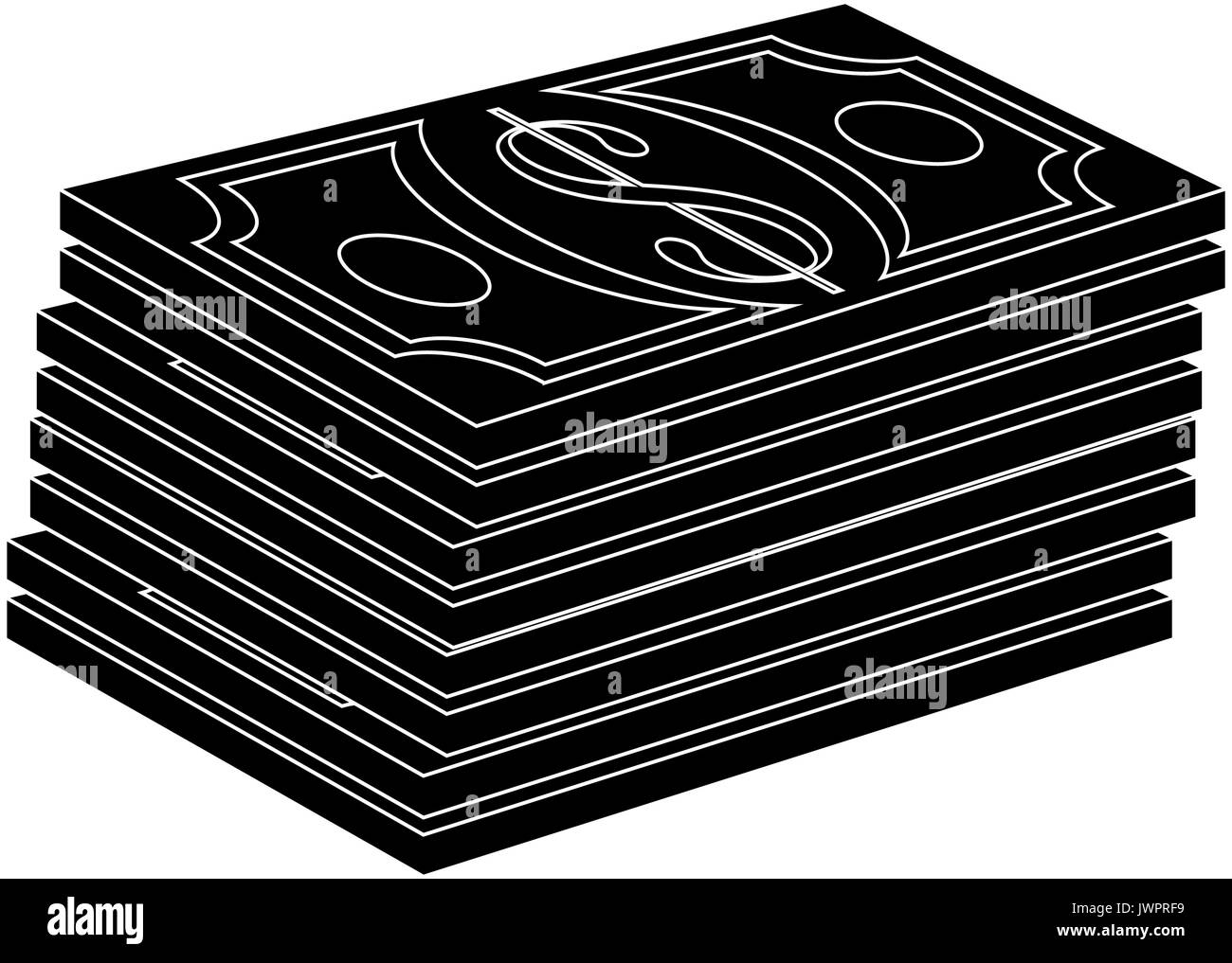 Money billets symbol icon vector illustration graphic design Stock ...