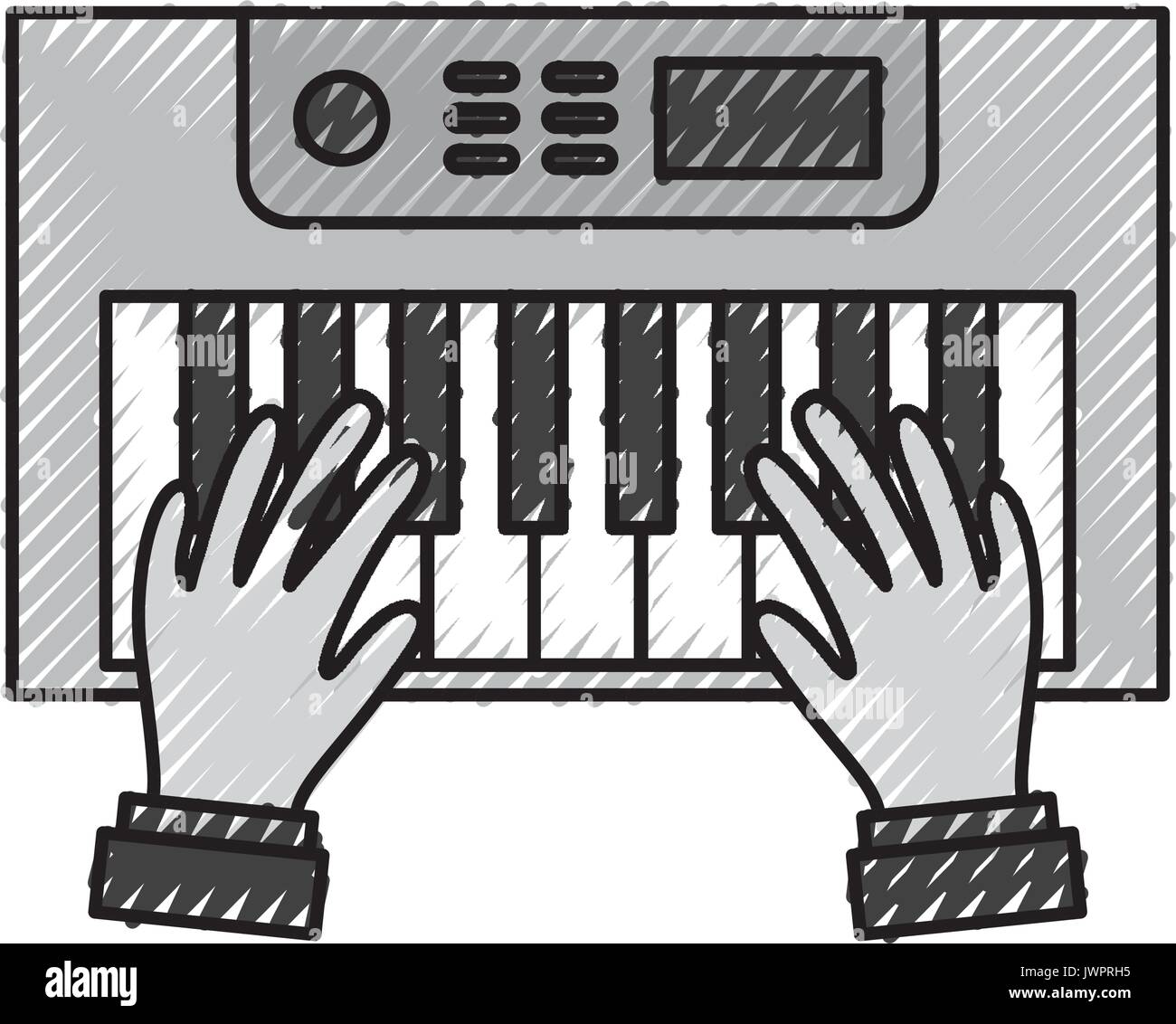 Mixing board hands Stock Vector Images - Alamy
