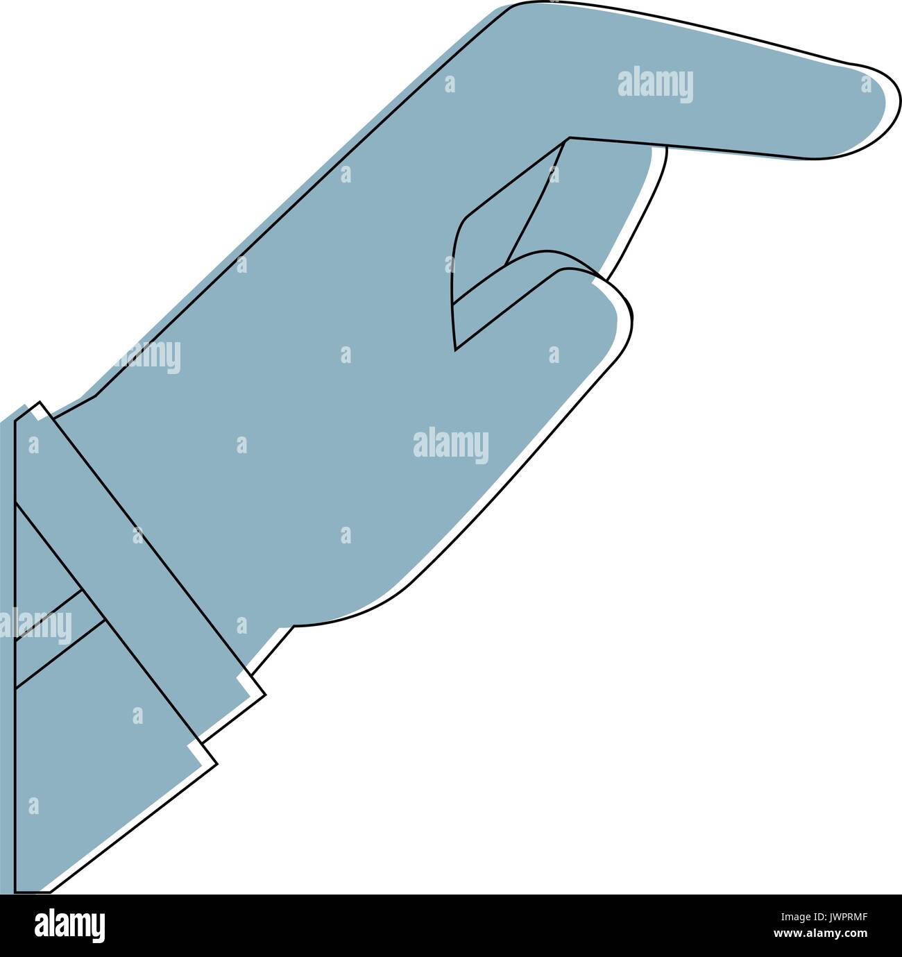 Human hand symbol icon vector illustration graphic design Stock Vector ...