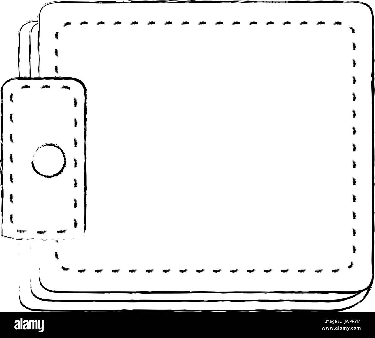 wallet icon over white background vector illustration Stock Vector ...