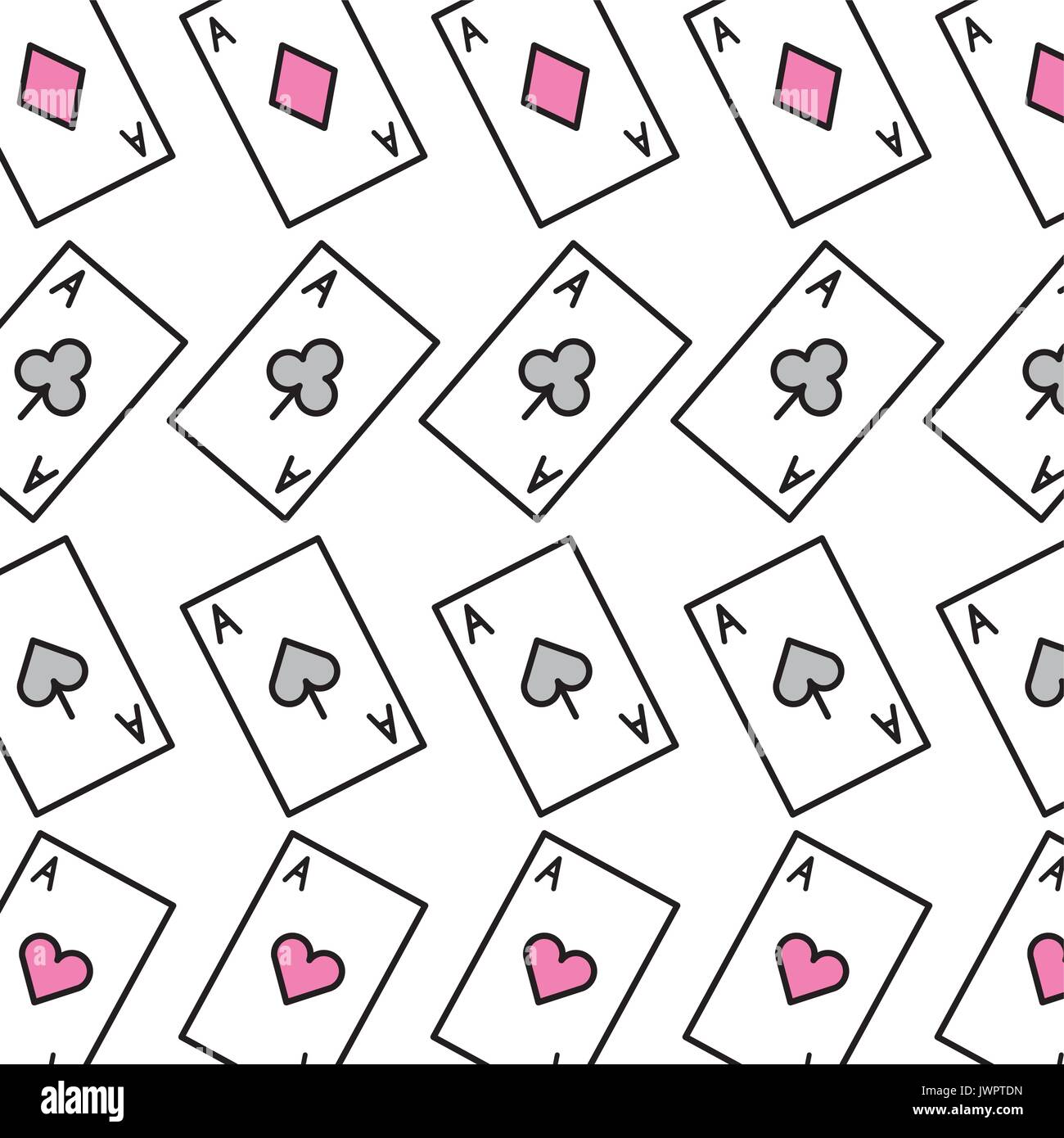 Playing Card Pattern High Resolution Stock Photography and Images - Alamy