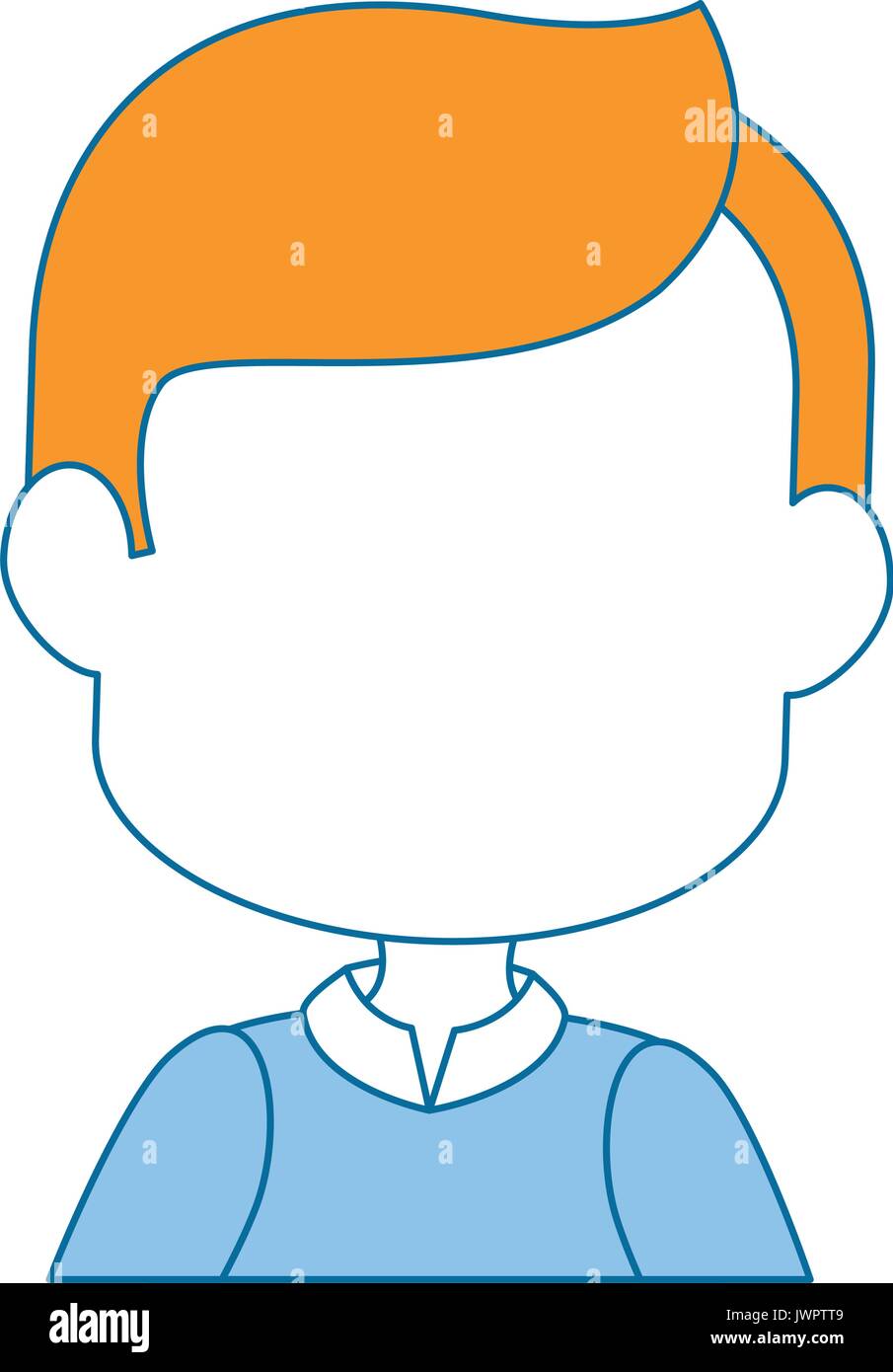 Man cartoon profile icon vector illustration graphic design Stock ...