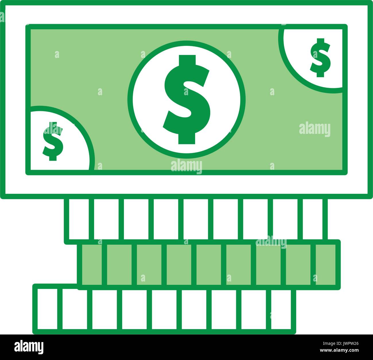 coins and bill money isolated icon Stock Vector Image & Art - Alamy
