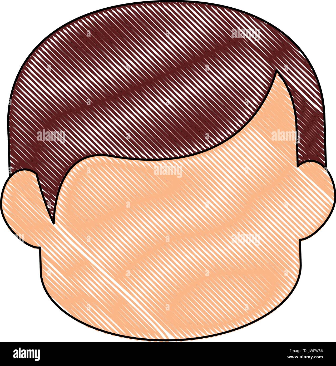Man cartoon profile icon vector illustration graphic design Stock ...
