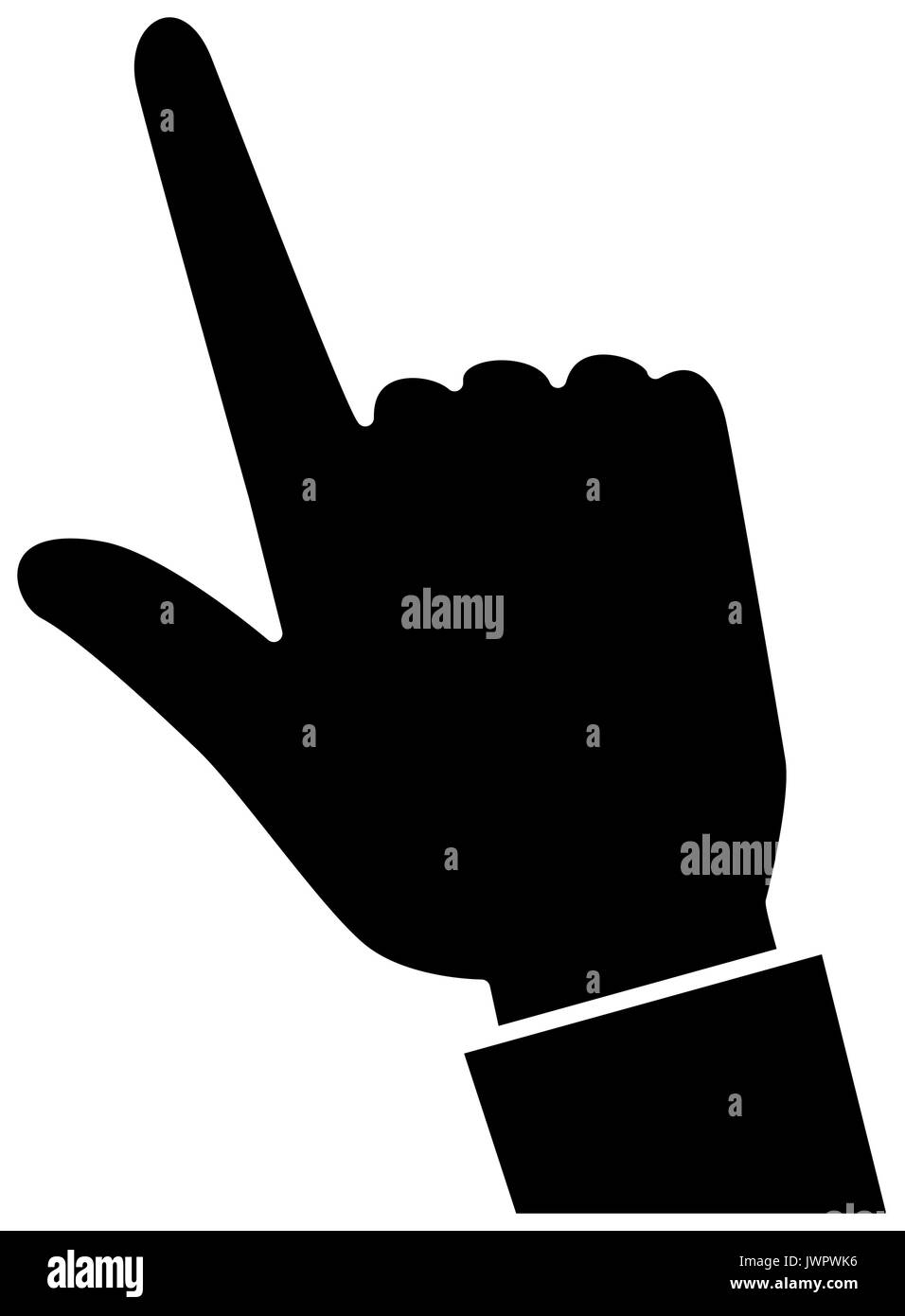 Human hand symbol icon vector illustration graphic design Stock Vector ...