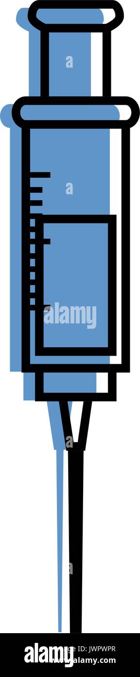 Needle medical symbol icon vector illustration graphic design Stock ...