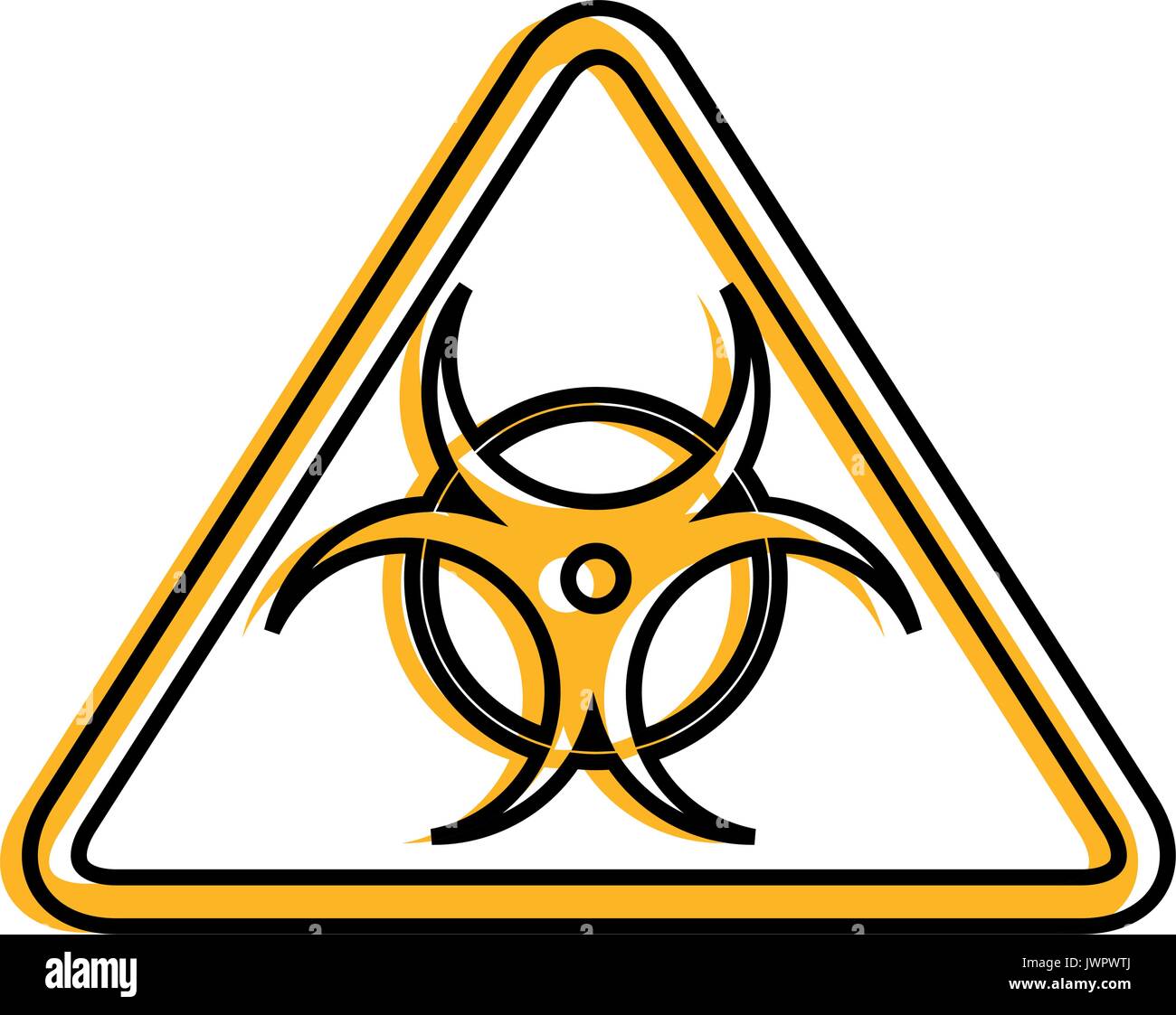 Biohazard danger symbol icon vector illustration graphic design Stock ...