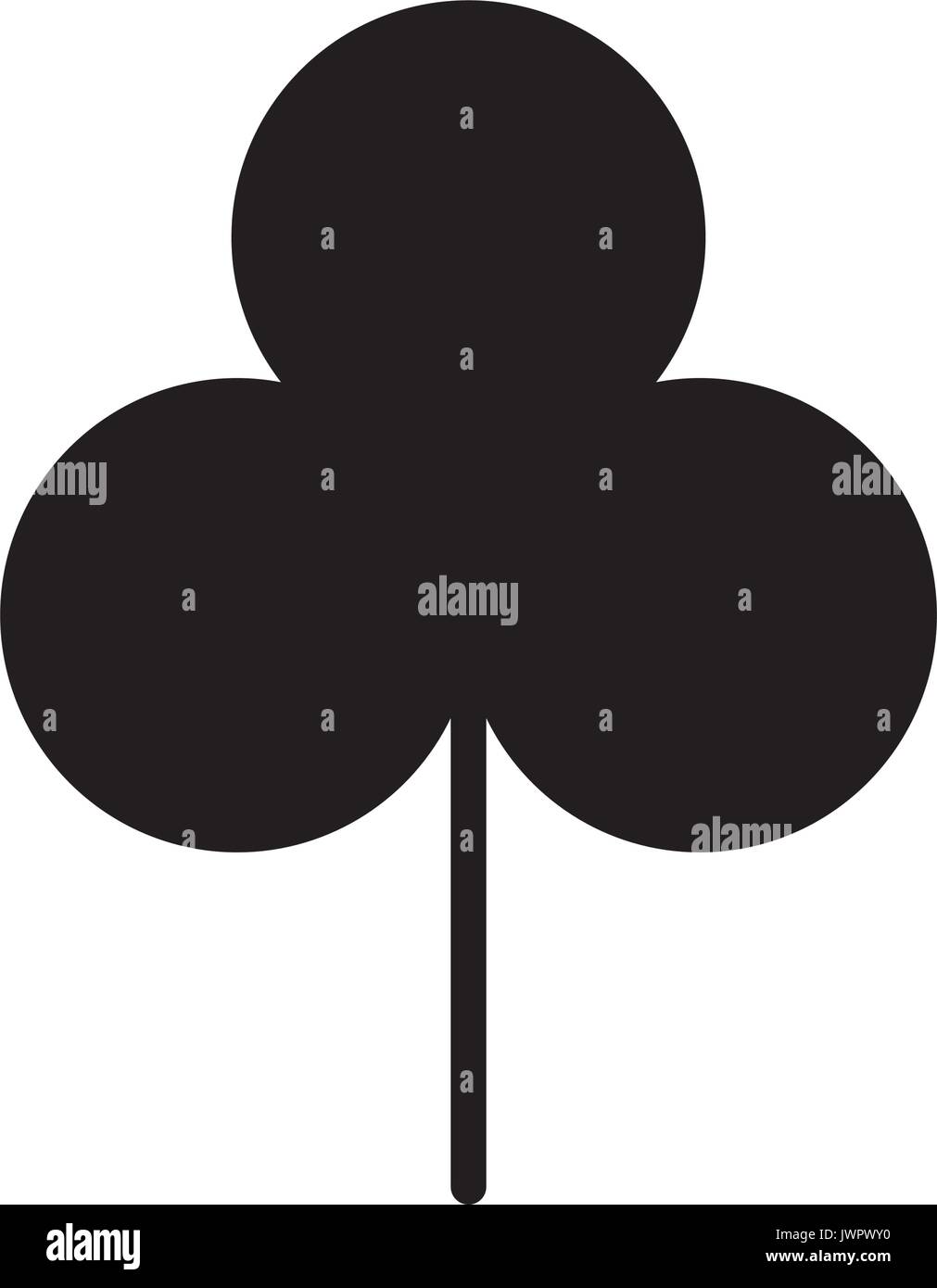 clover poker symbol icon Stock Vector Image & Art - Alamy