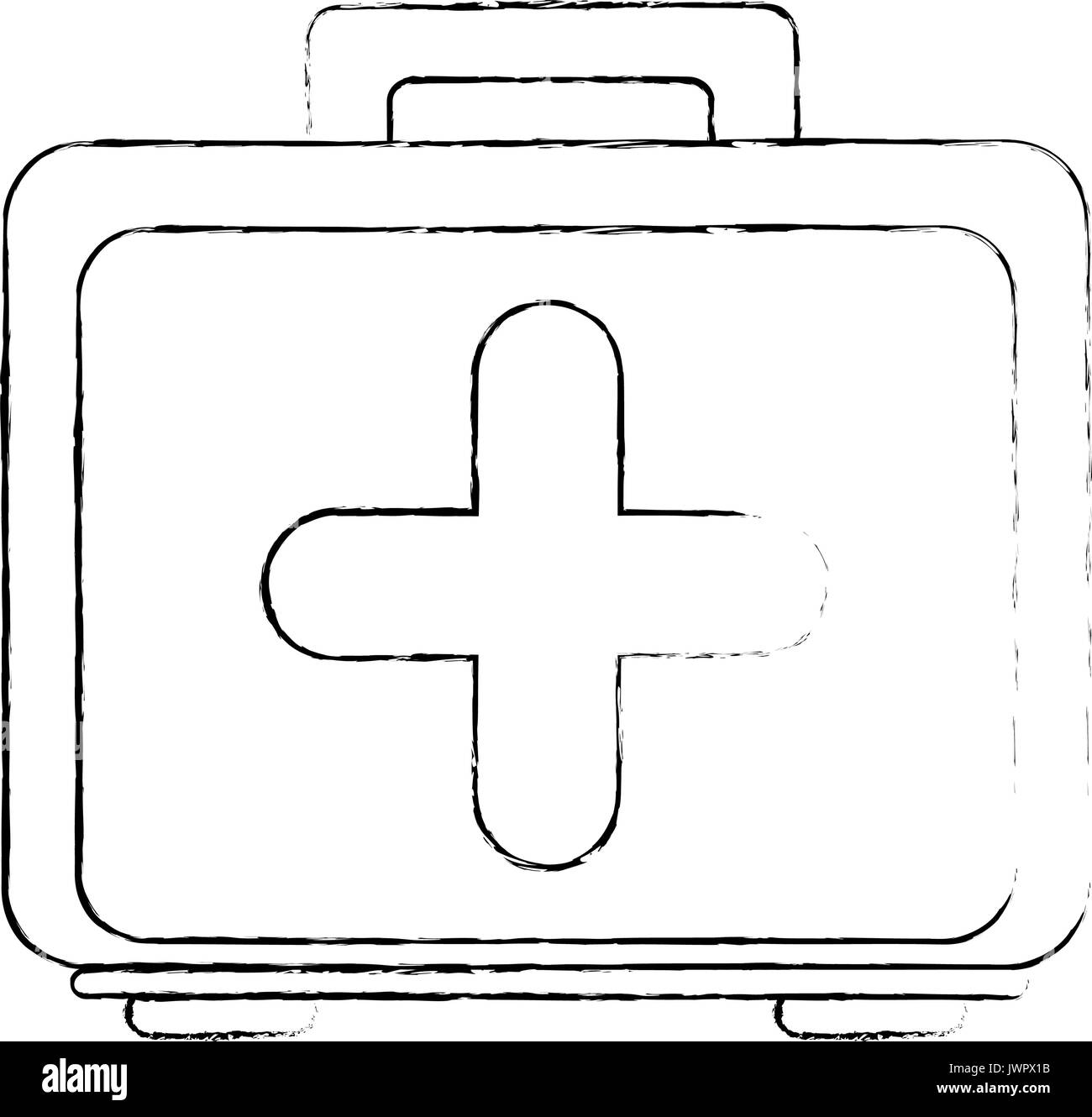 First aid kit icon vector illustration graphic design Stock Vector ...