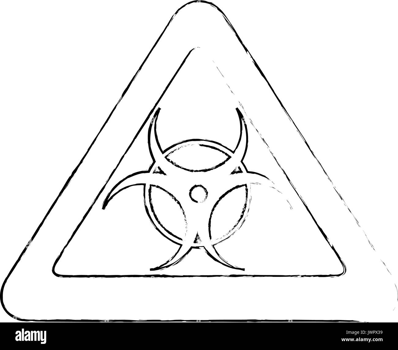 Biohazard danger symbol icon vector illustration graphic design Stock ...
