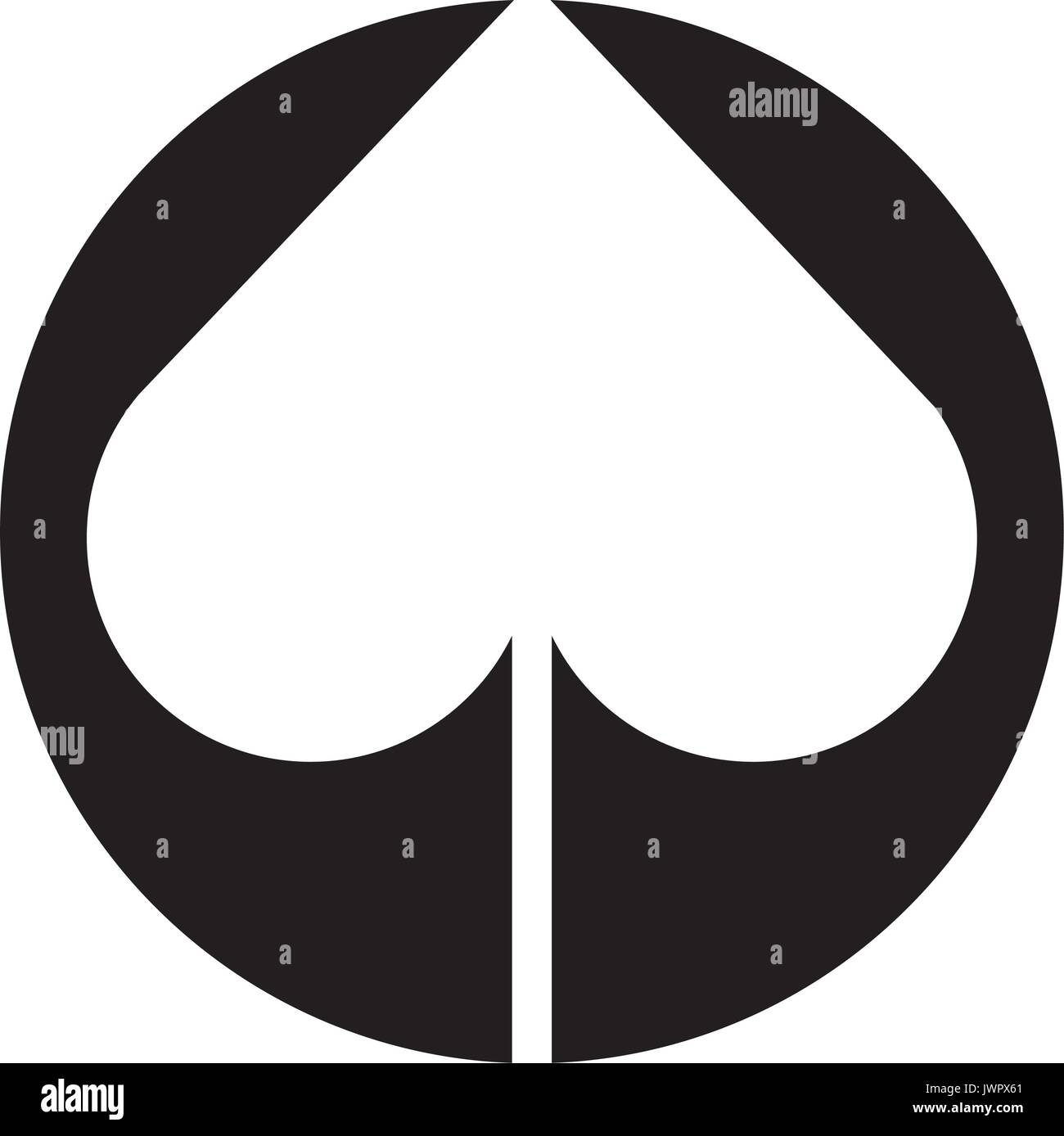 spade poker symbol icon Stock Vector Image & Art - Alamy
