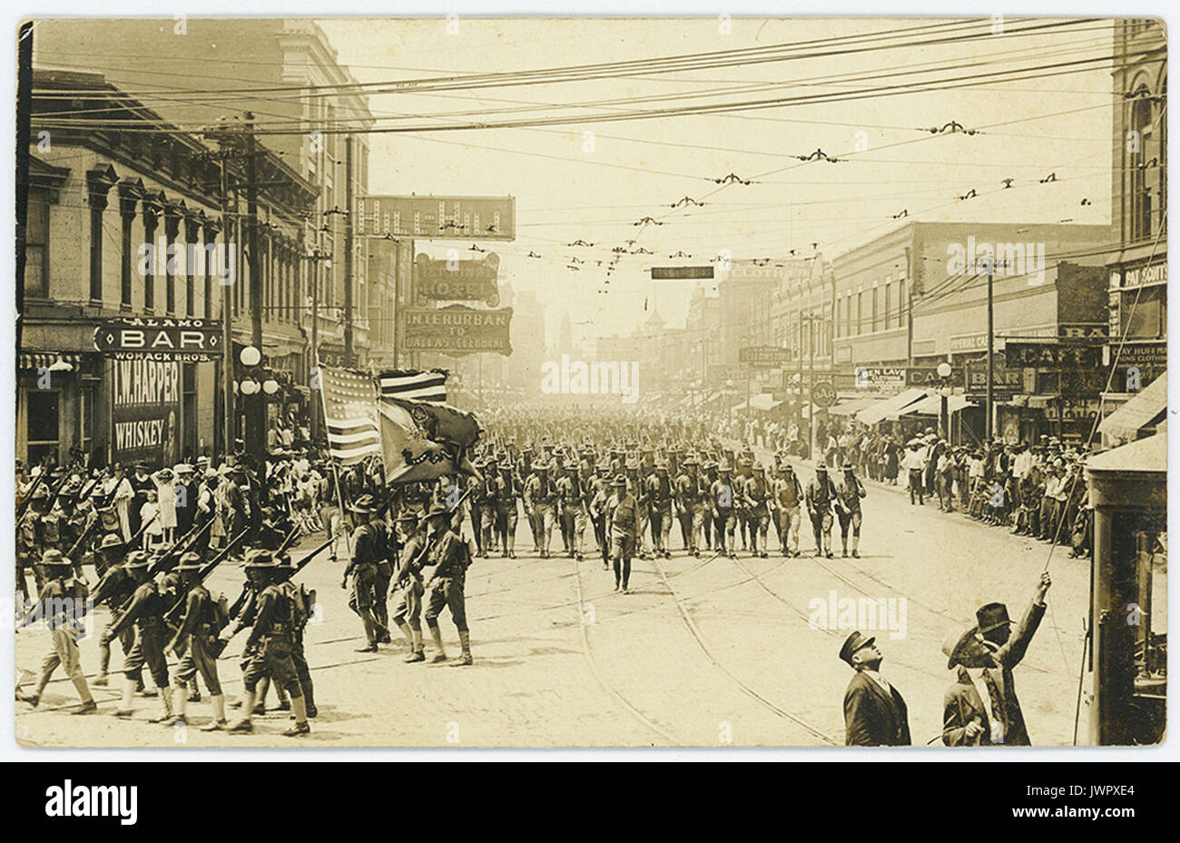 36th Infantry Division Soldiers Marching, Fort Worth Stock Photo - Alamy