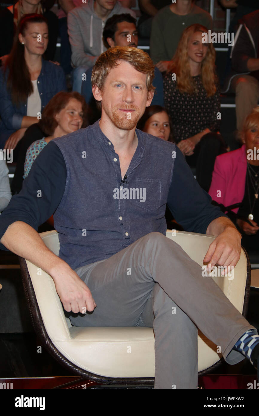 German ZDF TV Talkshow Markus Lanz at Fernsehmacher-Studio Featuring ...