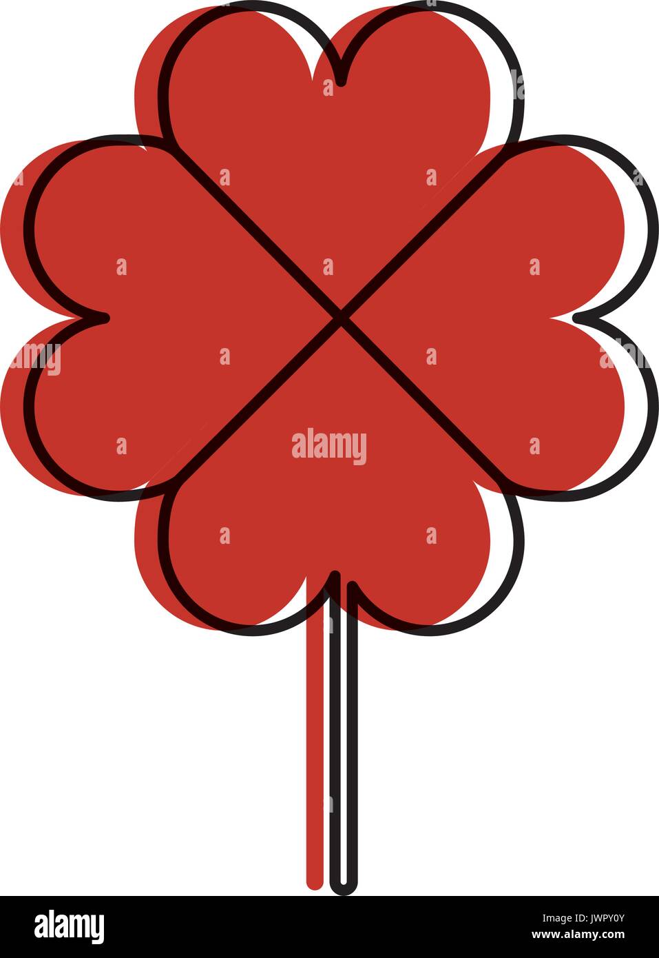 clover poker symbol icon Stock Vector Image & Art - Alamy