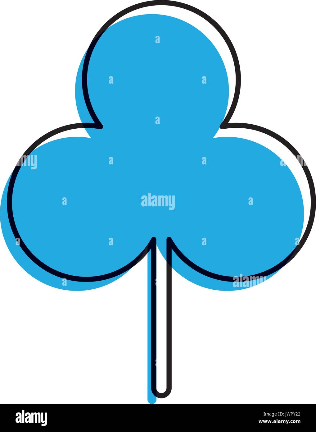 clover poker symbol icon Stock Vector Image & Art - Alamy