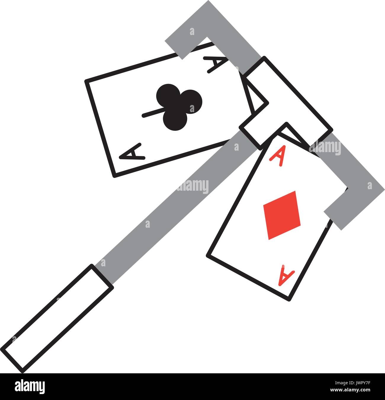 Picker stick Stock Vector Images - Alamy