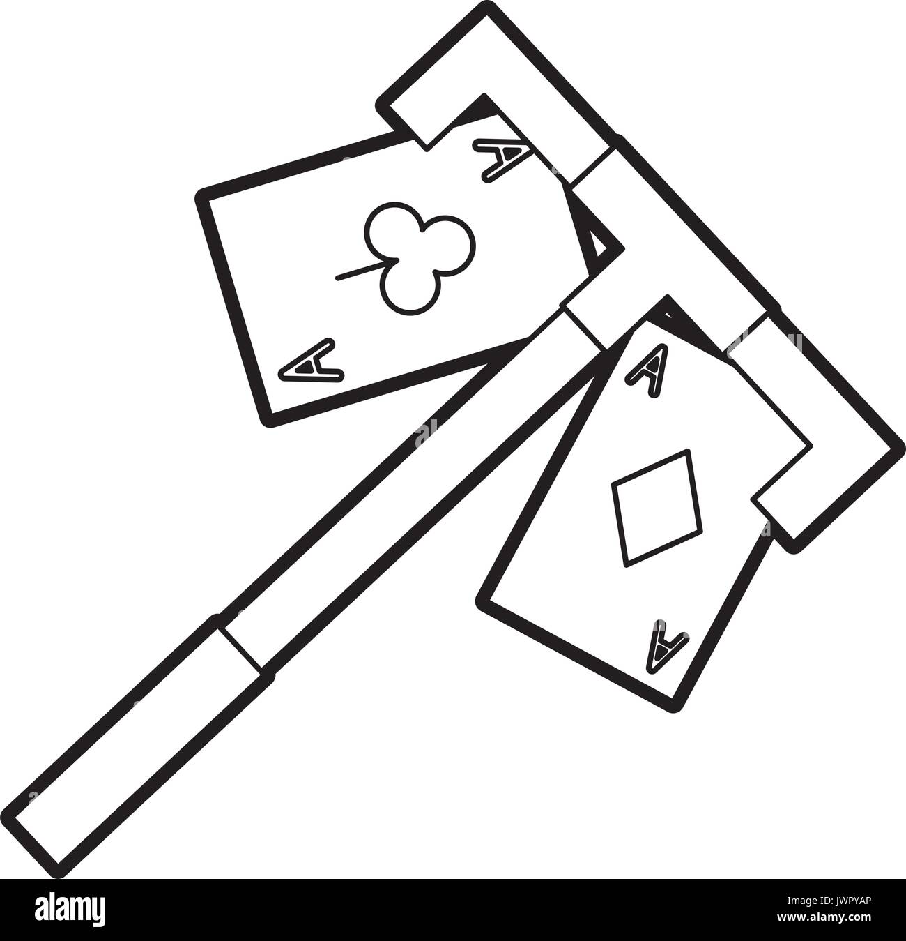 Picker stick Stock Vector Images - Alamy