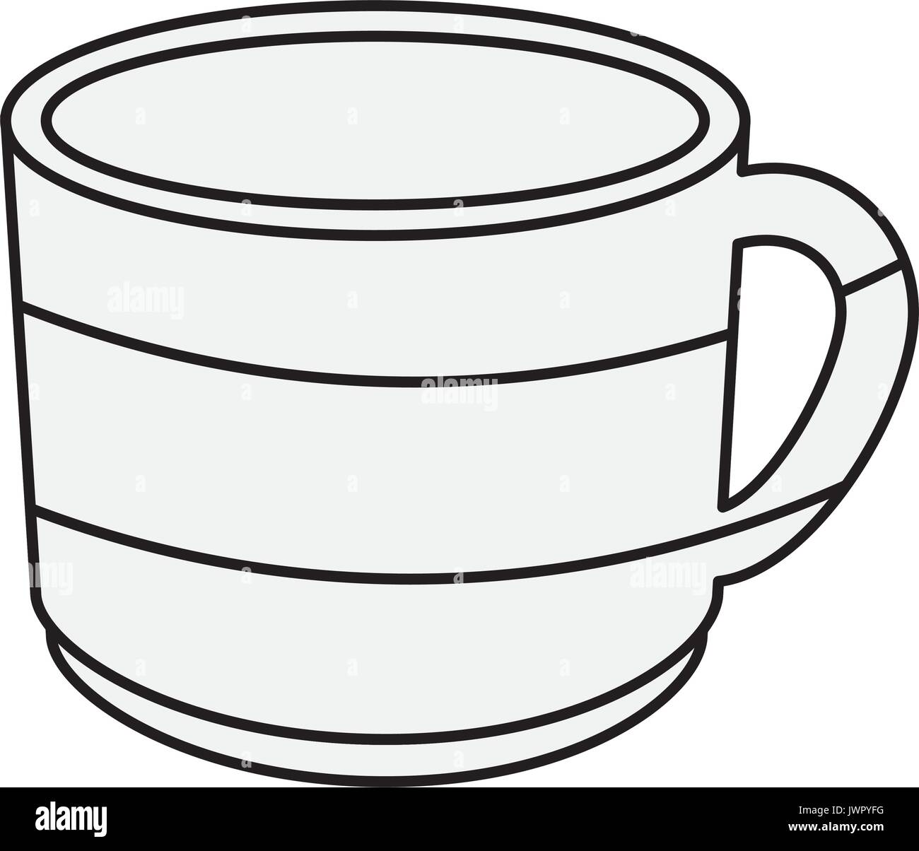 Woman cup hot delicious Stock Vector Images - Alamy