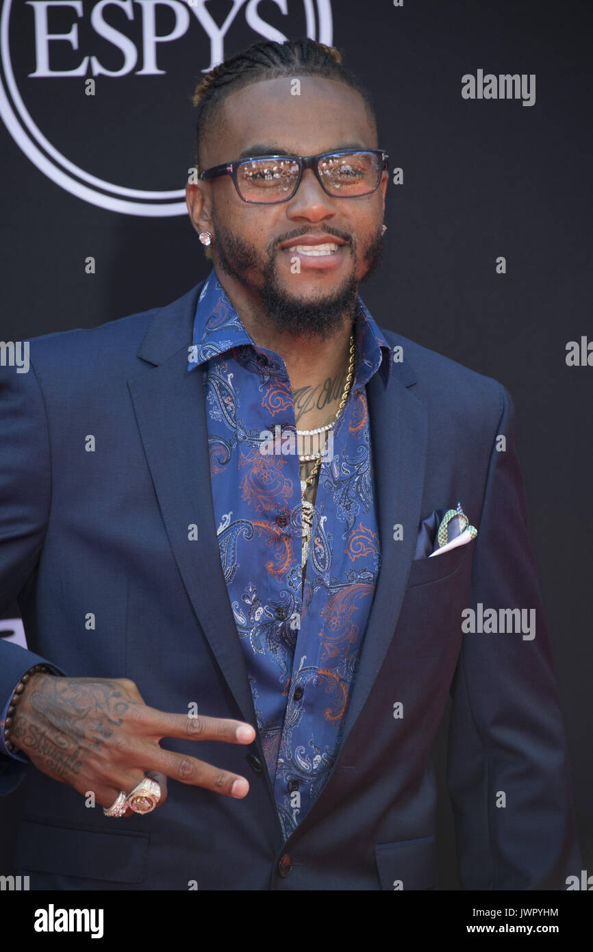 The 2017 ESPY Awards at Microsoft Theater - Arrivals Featuring: DeSean ...