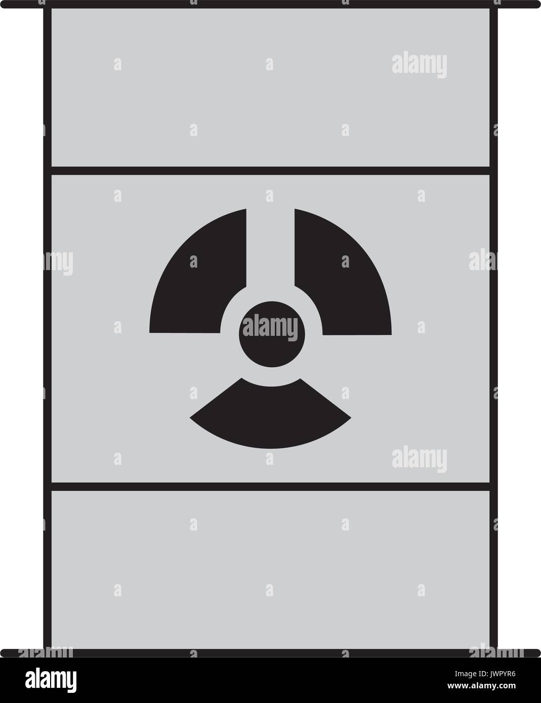 Nuclear waste drum Stock Vector Images - Alamy