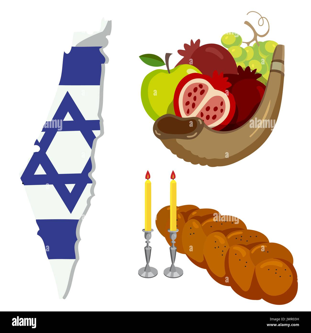 Rosh hashana icons hi-res stock photography and images - Alamy