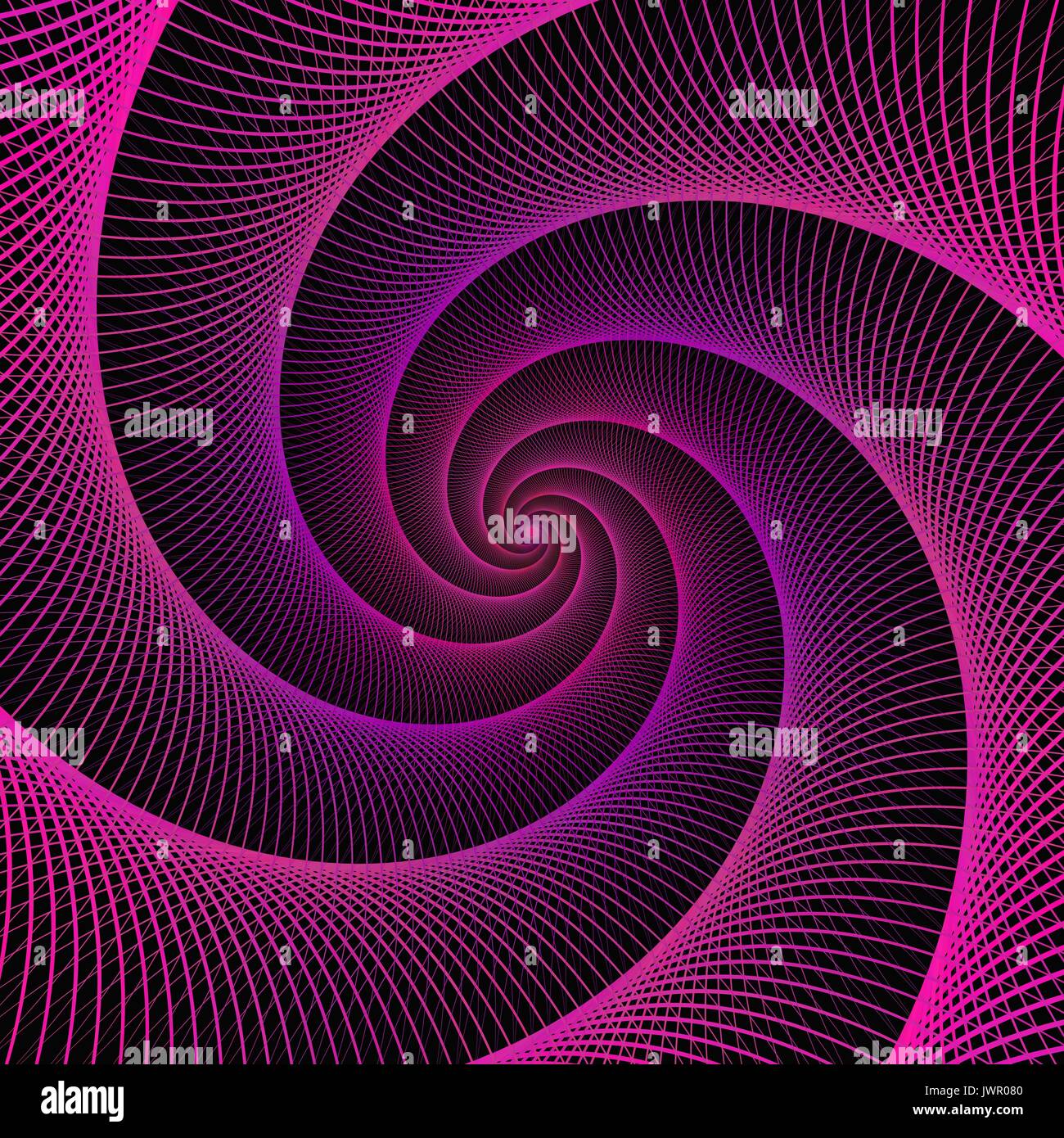 Purple string spiral fractal design Stock Vector Image & Art - Alamy
