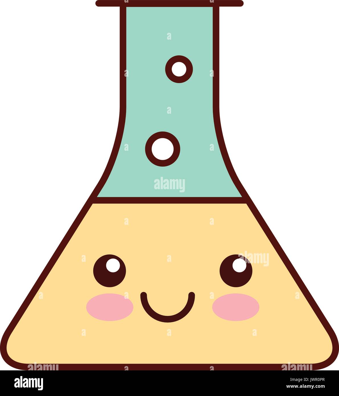 laboratory tube test kawaii character Stock Vector Image & Art - Alamy