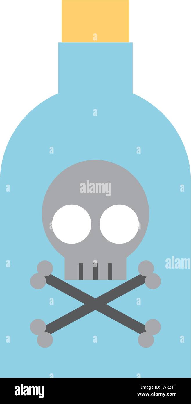 poison bottle with skull Stock Vector Image & Art - Alamy