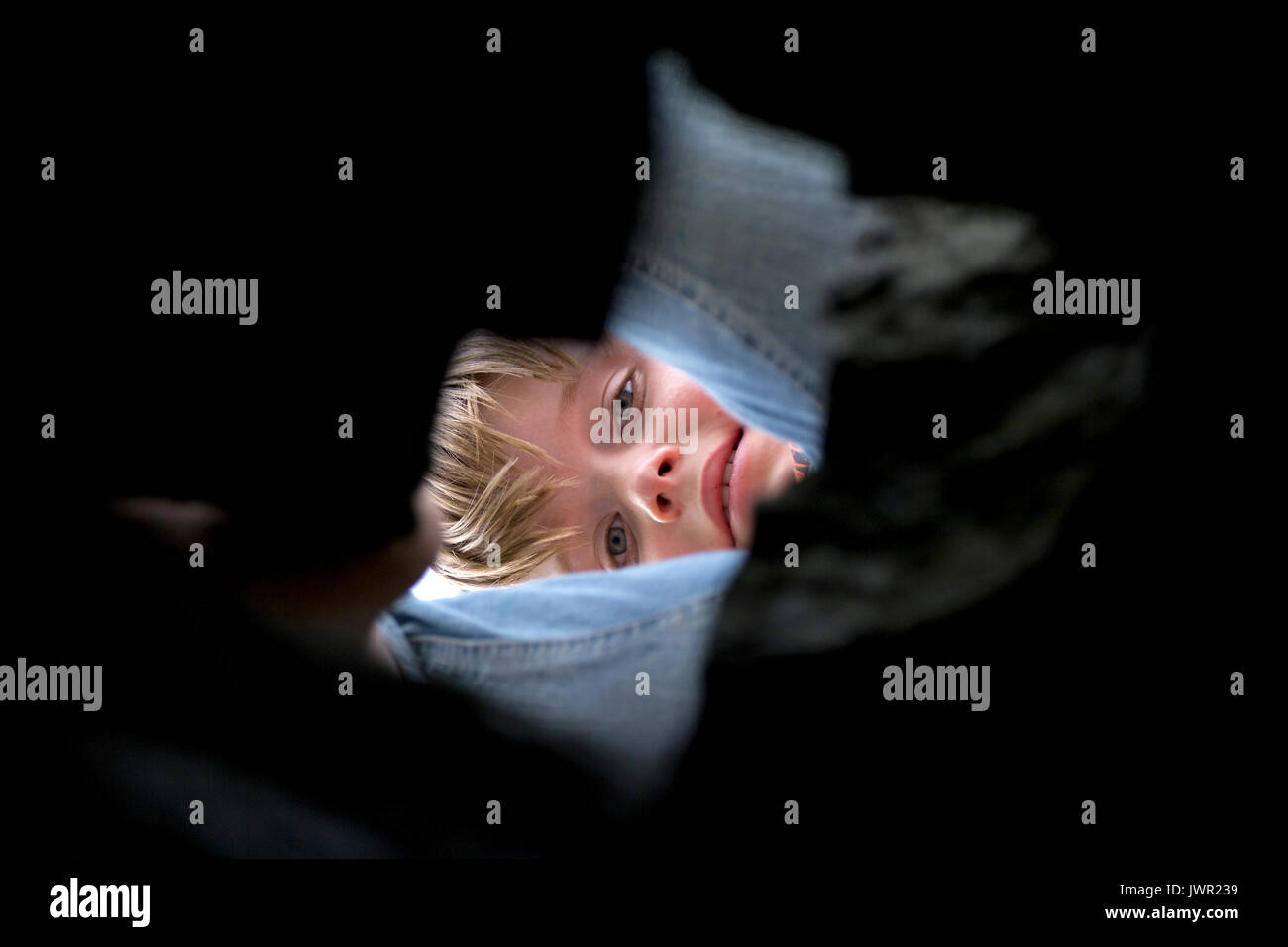 Boy Looking Through Legs Stock Photos & Boy Looking Through Legs Stock ...