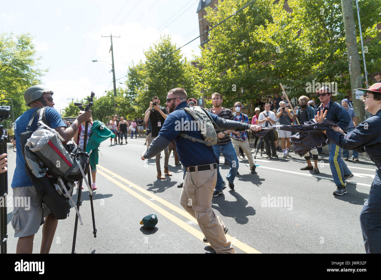 Charlottesville, United States. 12th Aug, 2017. Neo-Nazis, white ...