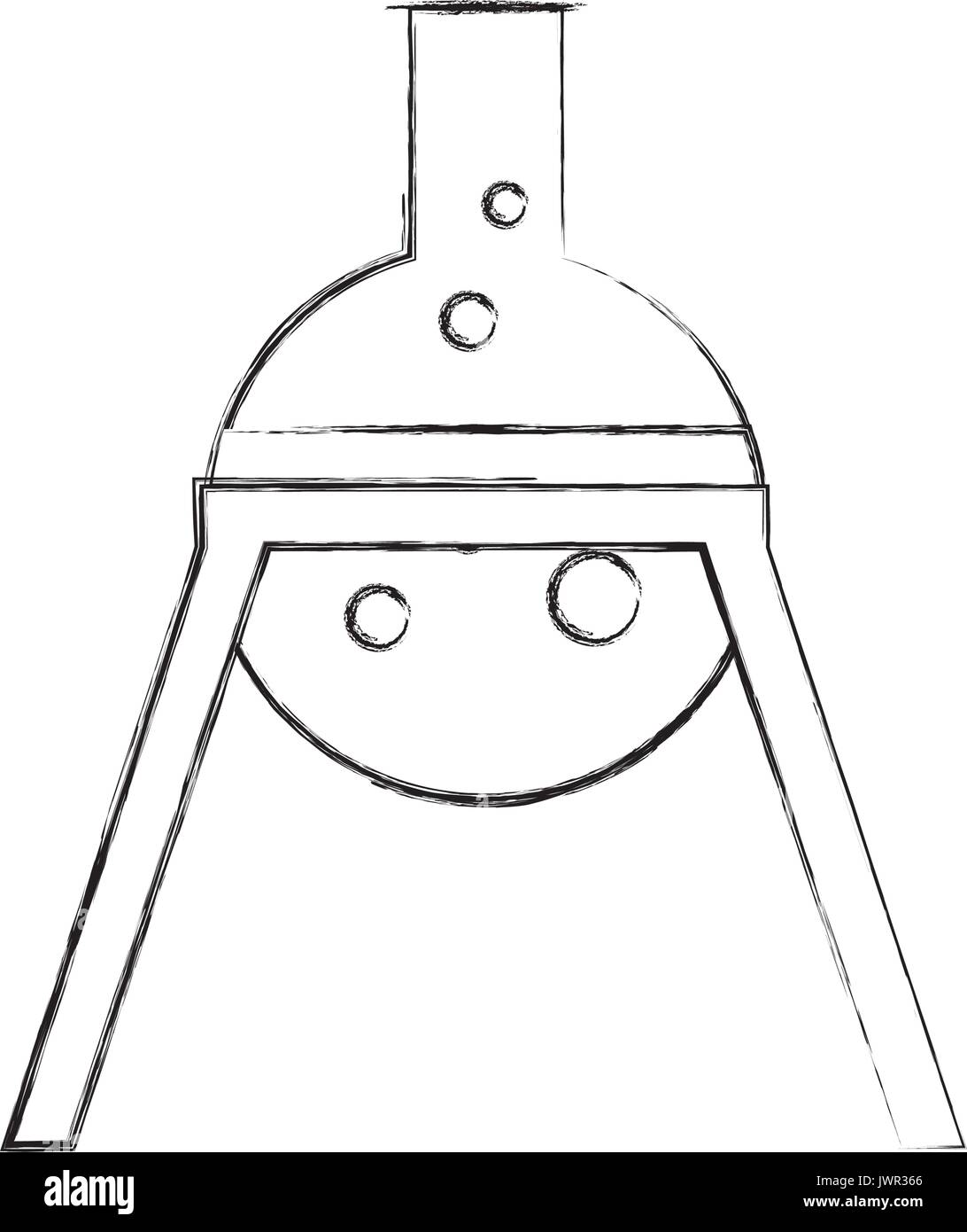 laboratory tube test with Burner base Stock Vector Image & Art - Alamy