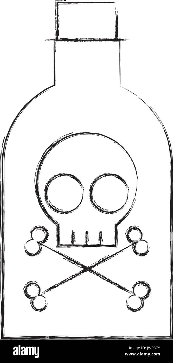 Poison Bottle And Skull And Crossbones High Resolution Stock ...