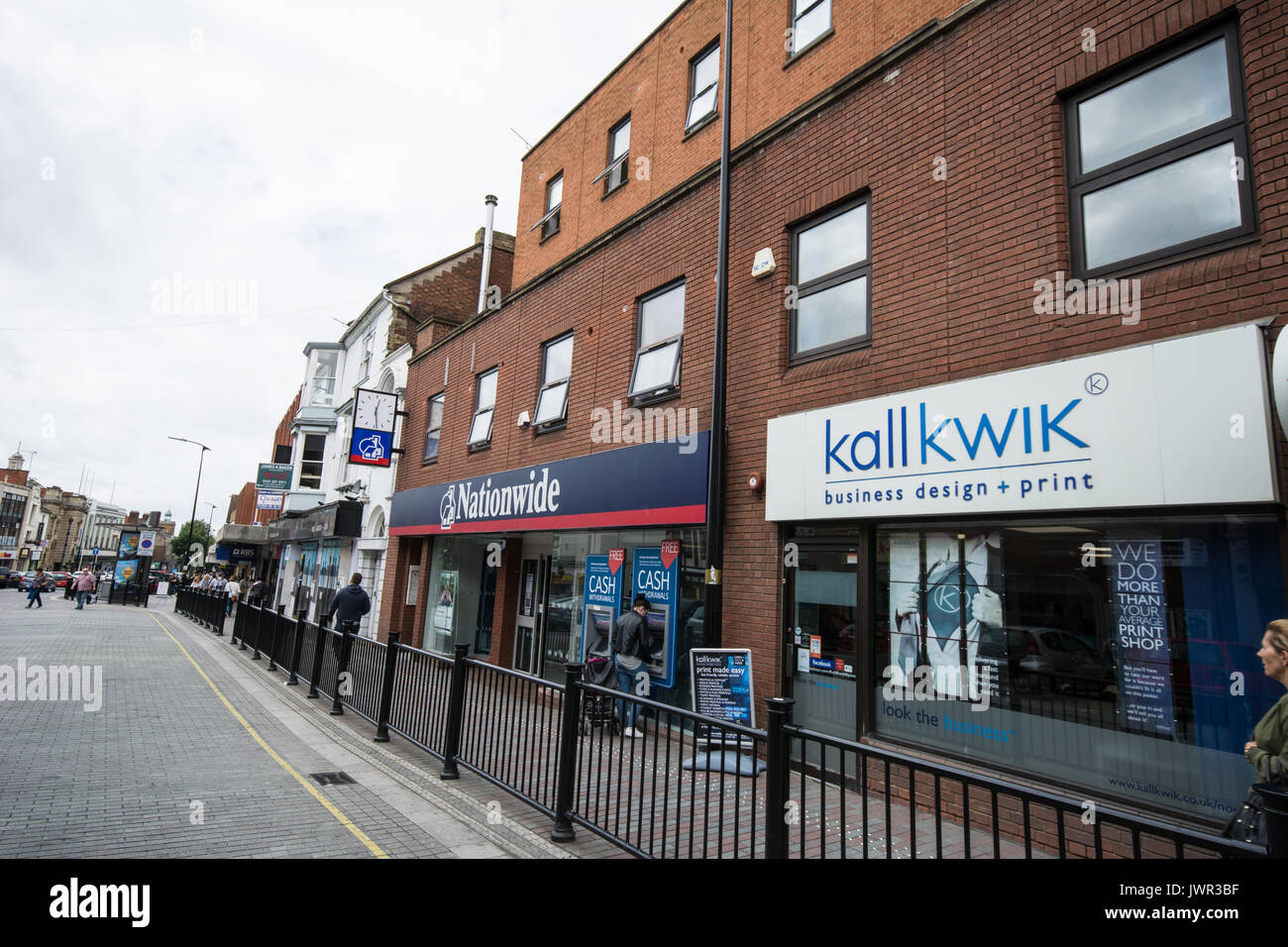 Nationwide Abington Street Northampton Stock Photo - Alamy