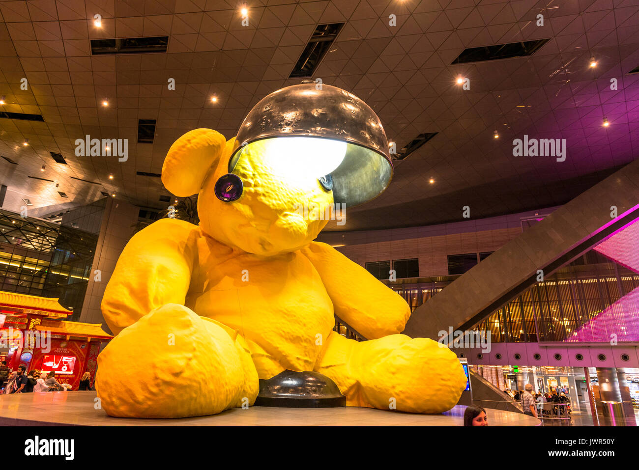 Teddy bear doha international airport hi-res stock photography and ...