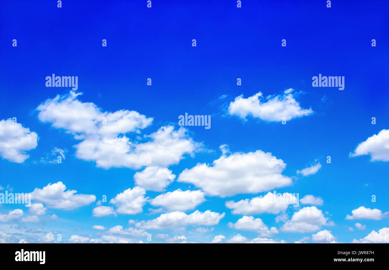 blue sky with cloud for spring summer background Stock Photo - Alamy